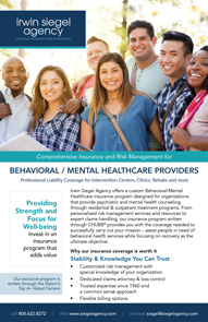 Behavioral/Mental Healthcare - Irwin Siegel Agency