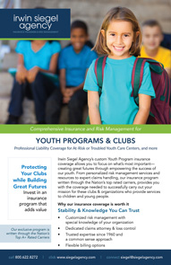 Youth/Children Programs and Clubs - Irwin Siegel Agency